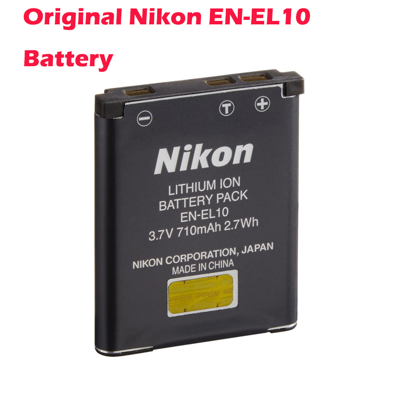 Original NIKON EN-EL10 RECHARGEABLE LITHIUM-ION BATTERY NIKON COOLPIX CAMERA BATTERY S3000 S200 ...