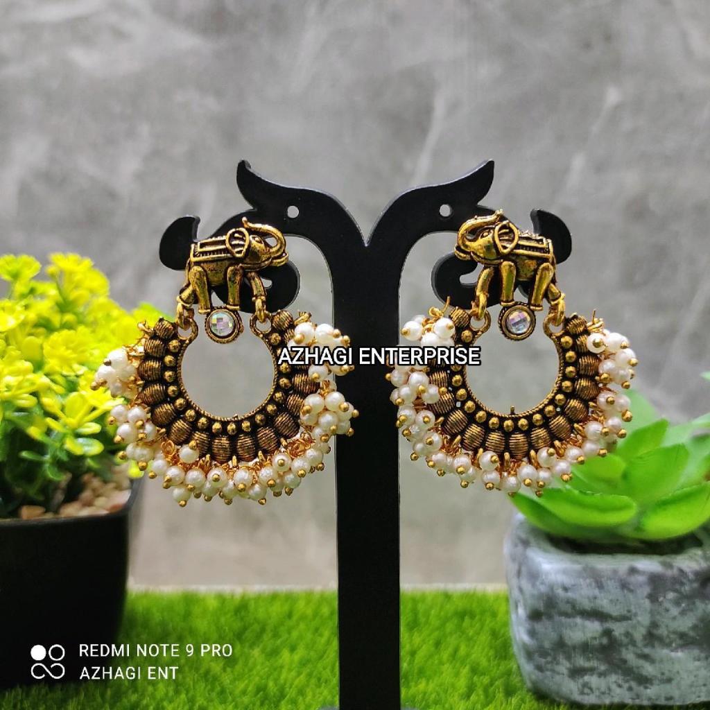Unique Elephant Design Earring // Light Weight earring | Shopee Malaysia
