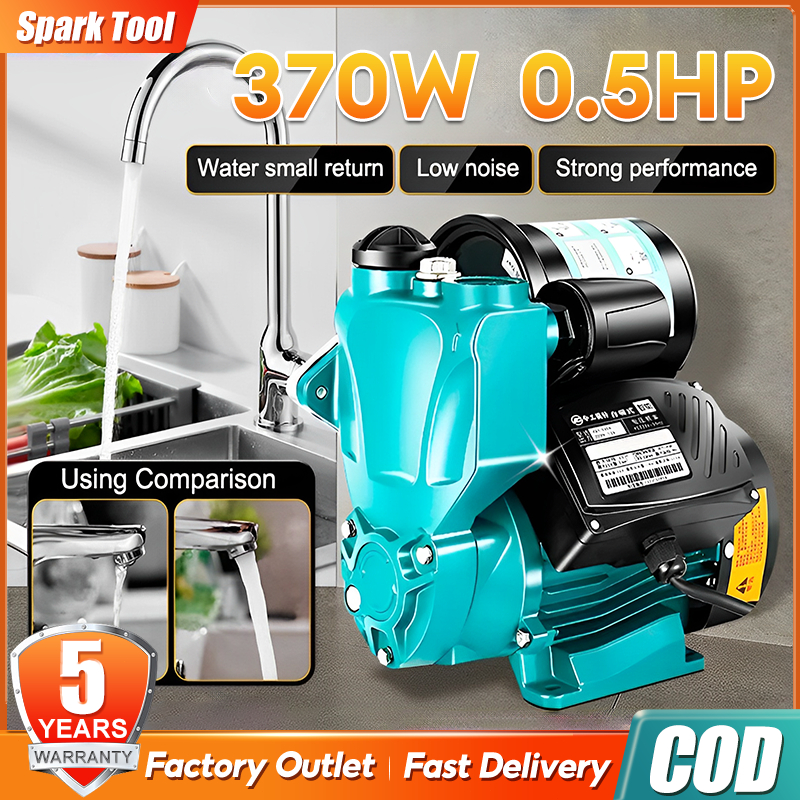 Water Pump Automatic 370W/0.5HP Home Electric Booster Pump Self Priming ...
