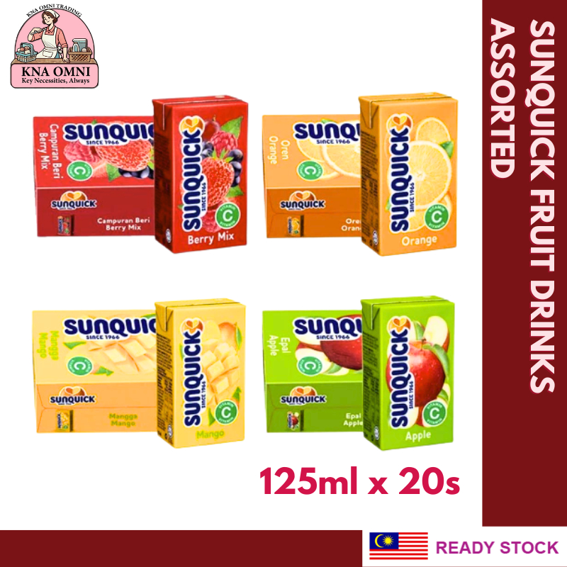 Sunquick Fruit Drinks ready-to-drink Mixed Berries/Mango/Apple/Orange 1 ...
