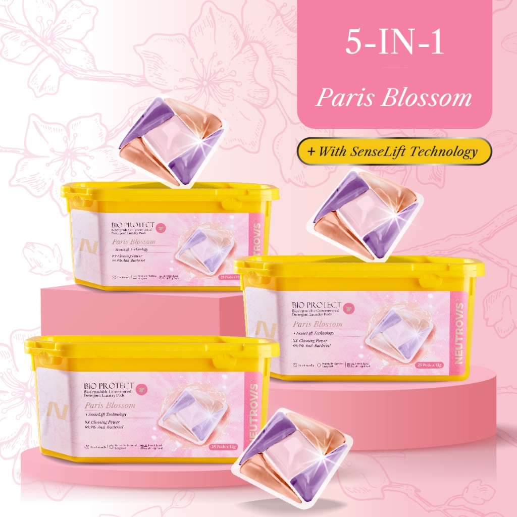 NEUTROVIS Aromatherapy Series 5-in-1 Biodegradable Concentrated ...