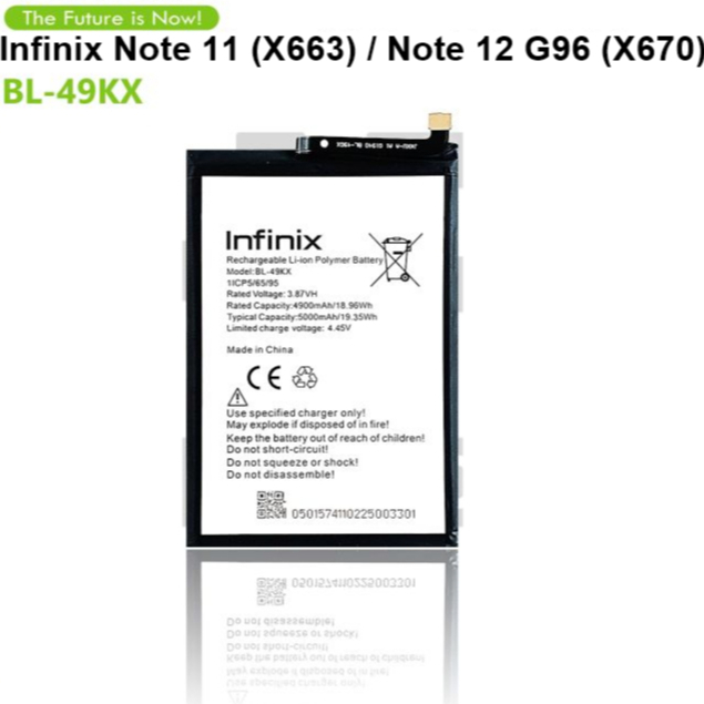 NFS STOCK - Infinix Note 12 / Note 11S battery BL-49KX replacement ...