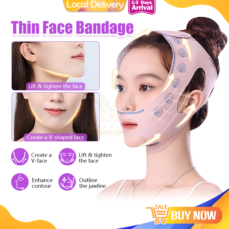 Breathable V Face Band Face Lifting Belt Elastic Band Reduce Double ...