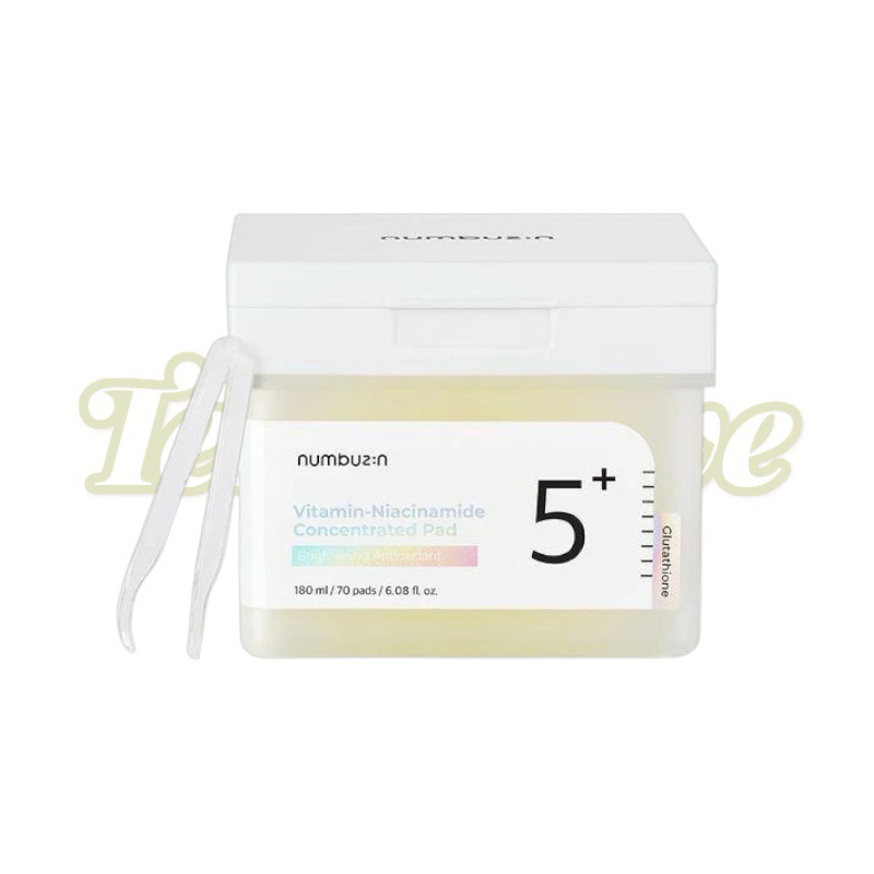 numbuzin No.5+ Vitamin-Niacinamide Concentrated Pad 180ml (70Pads) | Shopee Malaysia