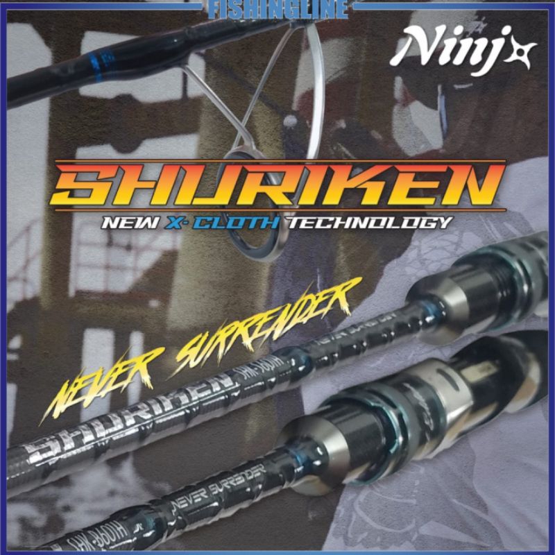 NINJA SHURIKEN JIGGING FISHING ROD | Shopee Malaysia