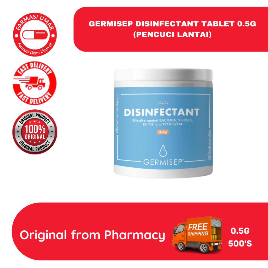 Germisep 0.5g (500 tablets) | Shopee Malaysia