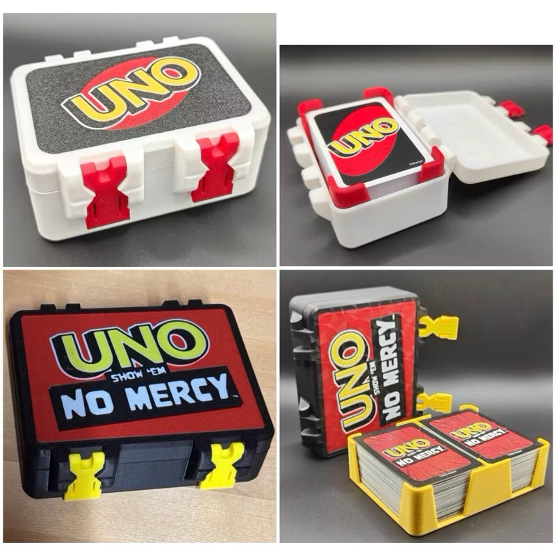NEW UNO Card Case Uno Card Box Card holder UNO Flip, UNO No Mercy Case ...