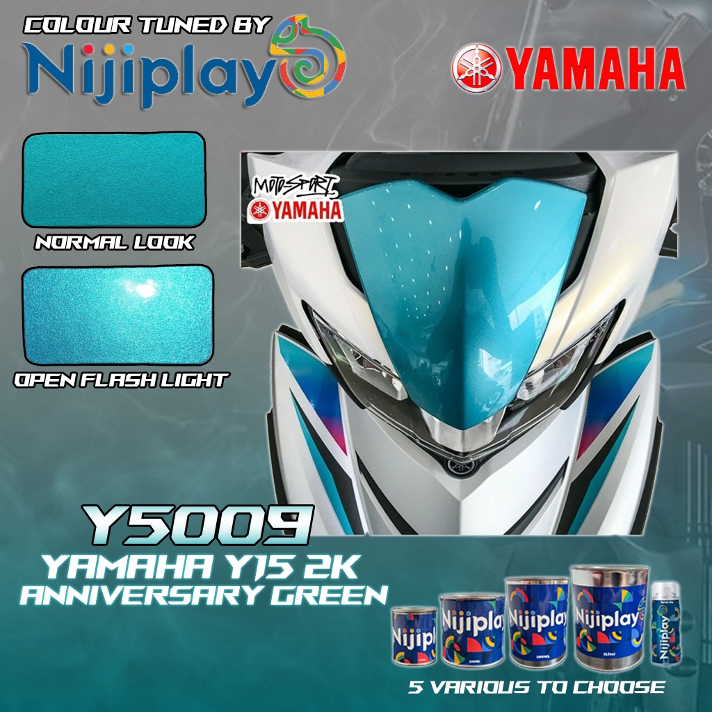 NIJIPLAY Y5009 ANNIVERSARY GREEN YAMAHA Y15 2K MOTOR PAINT | Shopee ...