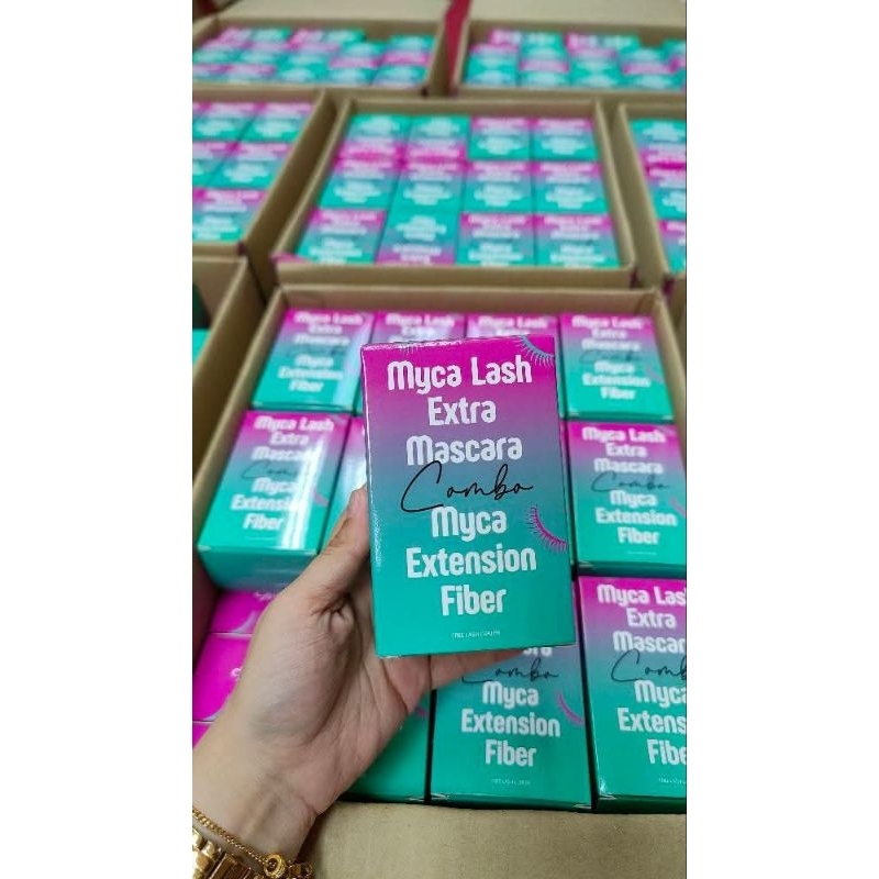 MYCA LASH EXTRA MASCARA COMBO MYCA EXTENSION FIBER | Shopee Malaysia