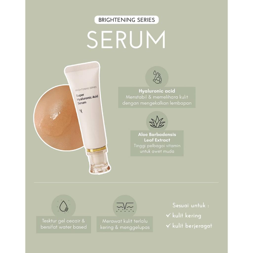 Super Hyaluronic Acid Serum(BRIGHTENING SERIES SENDAYU TINGGI (WAJAH ...