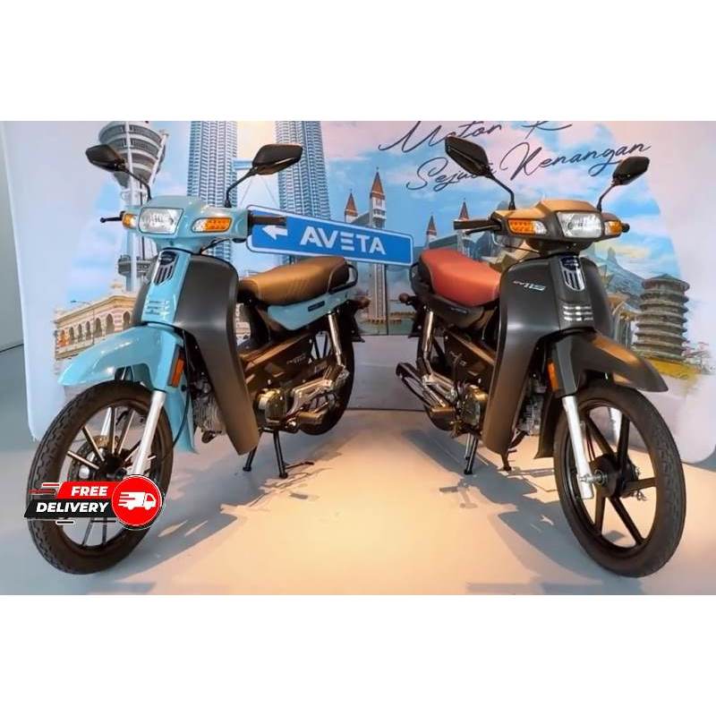 Aveta DY115 SE (2025) 4-Stroke Moped NEW MODEL READY STOCK Loan ...