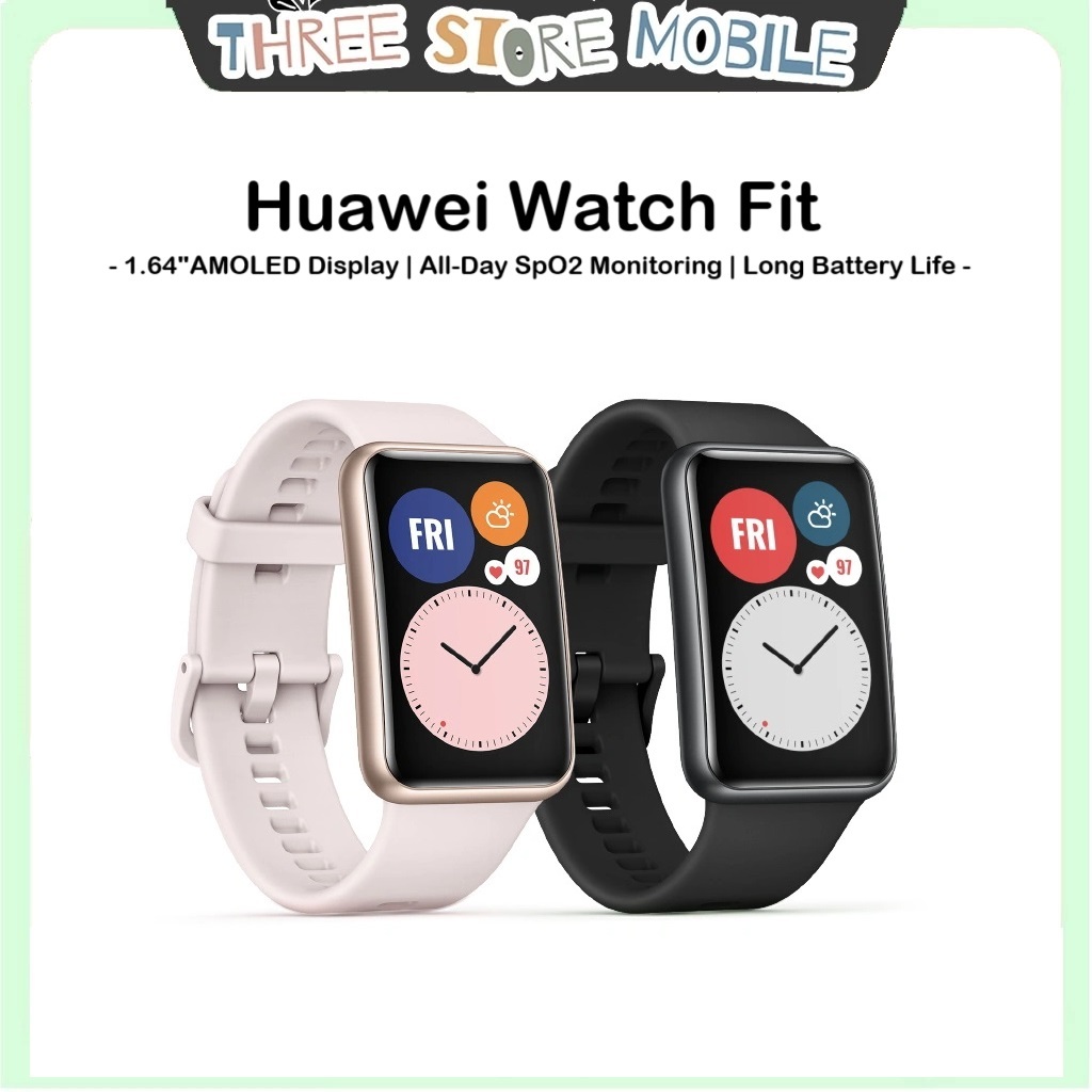 Huawei Watch FIT 46mm | All-Day SpO2 Monitoring | Long Battery Life | 1.64" AMOLED Display ...