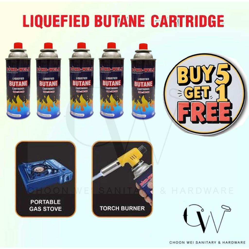 Gas Catridge /Torch Refill Gas Tin Camping /Heavy Duty /Welding Fire ...