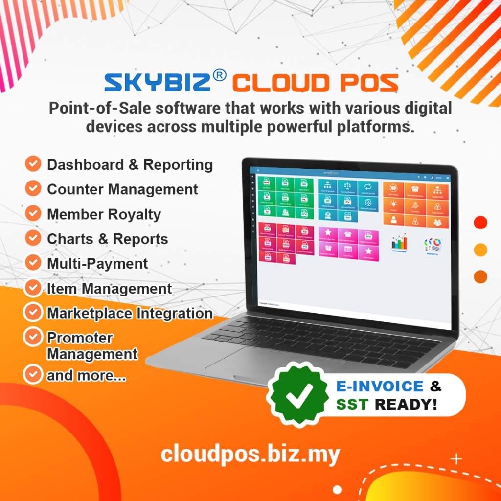 SKYBIZ Cloud POS (E-invoicing, POS system, Accounting & Payroll System ...