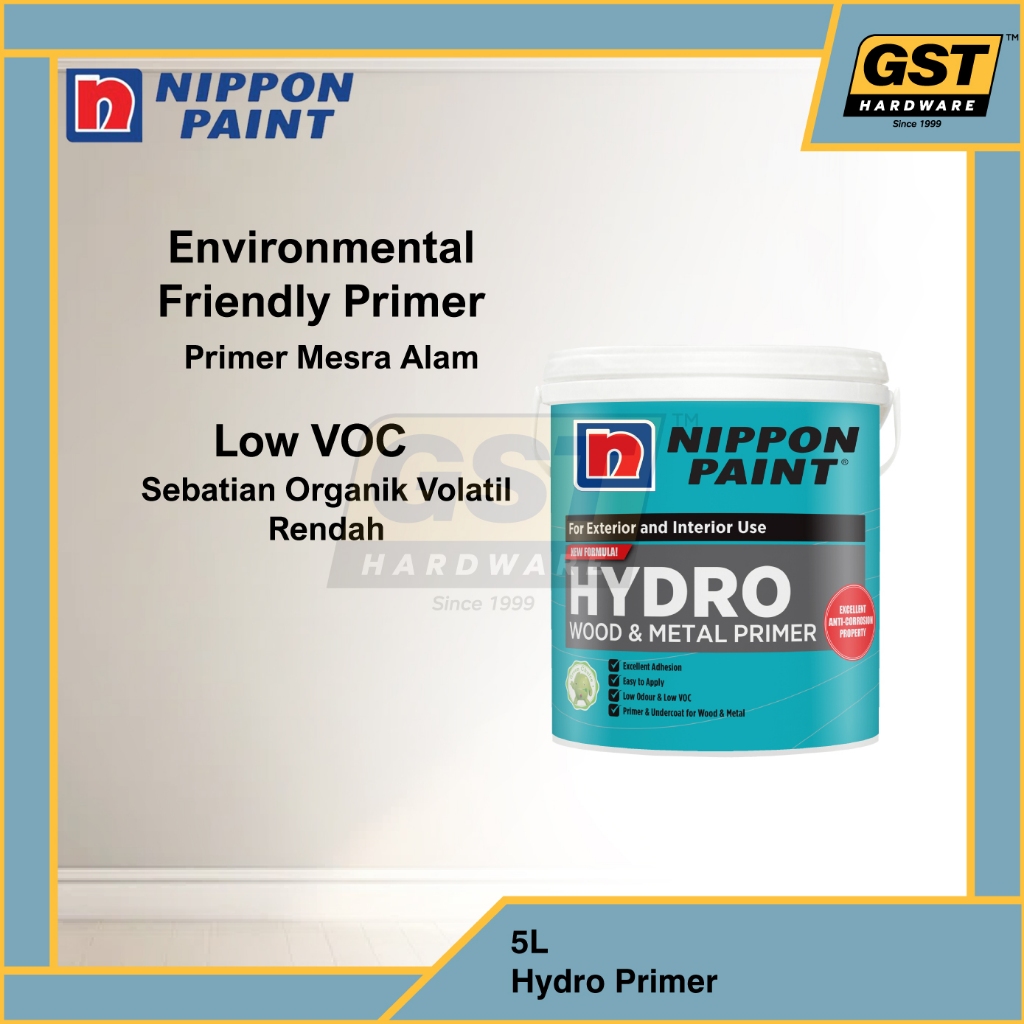 5L Nippon Paint Hydro Primer | Shopee Malaysia