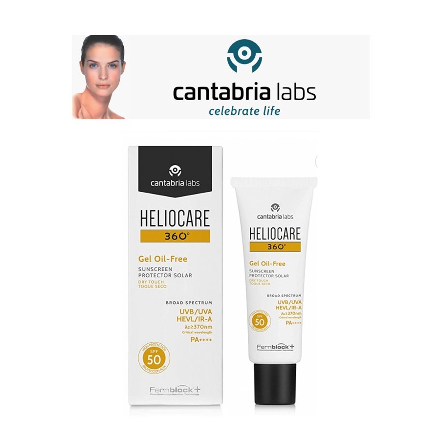 [Exp 2027] Heliocare 360 Gel Oil Free Fernblock Dry Touch Fluid Cream ...