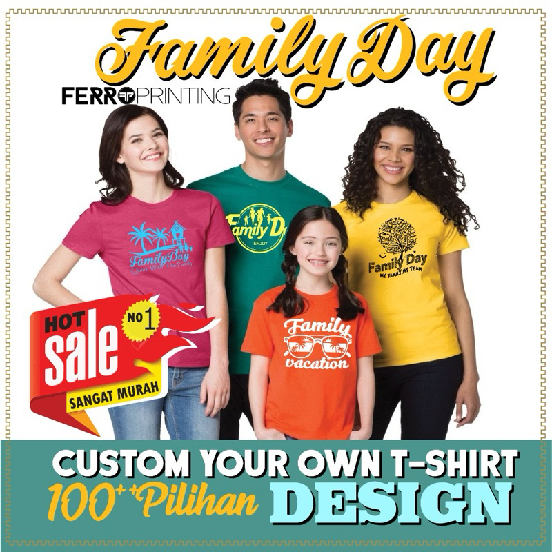 Tshirt Family Day 🥇No 1 Paling Murah👍 | Shopee Malaysia