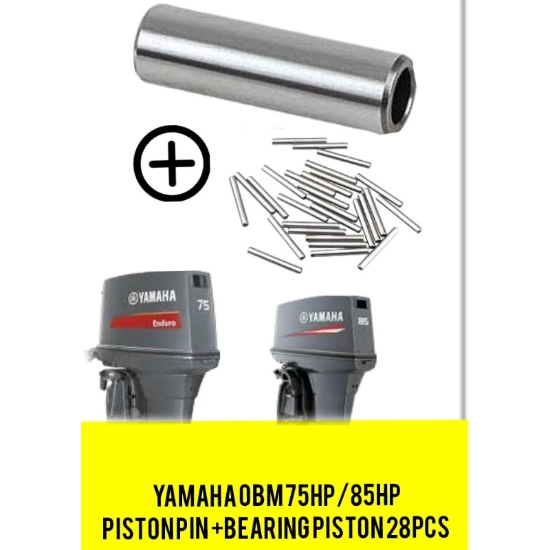 YAMAHA OBM 75HP/85HP 663-11663 Piston Pin+bearing piston # 2 stroke ...