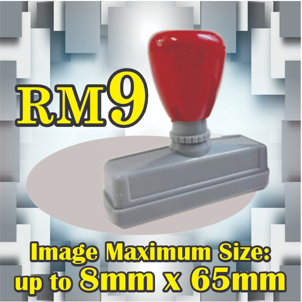 Pre-inked Stamp / Flash Stamp (size: 10mmx60mm) 1 PIECE | Shopee Malaysia
