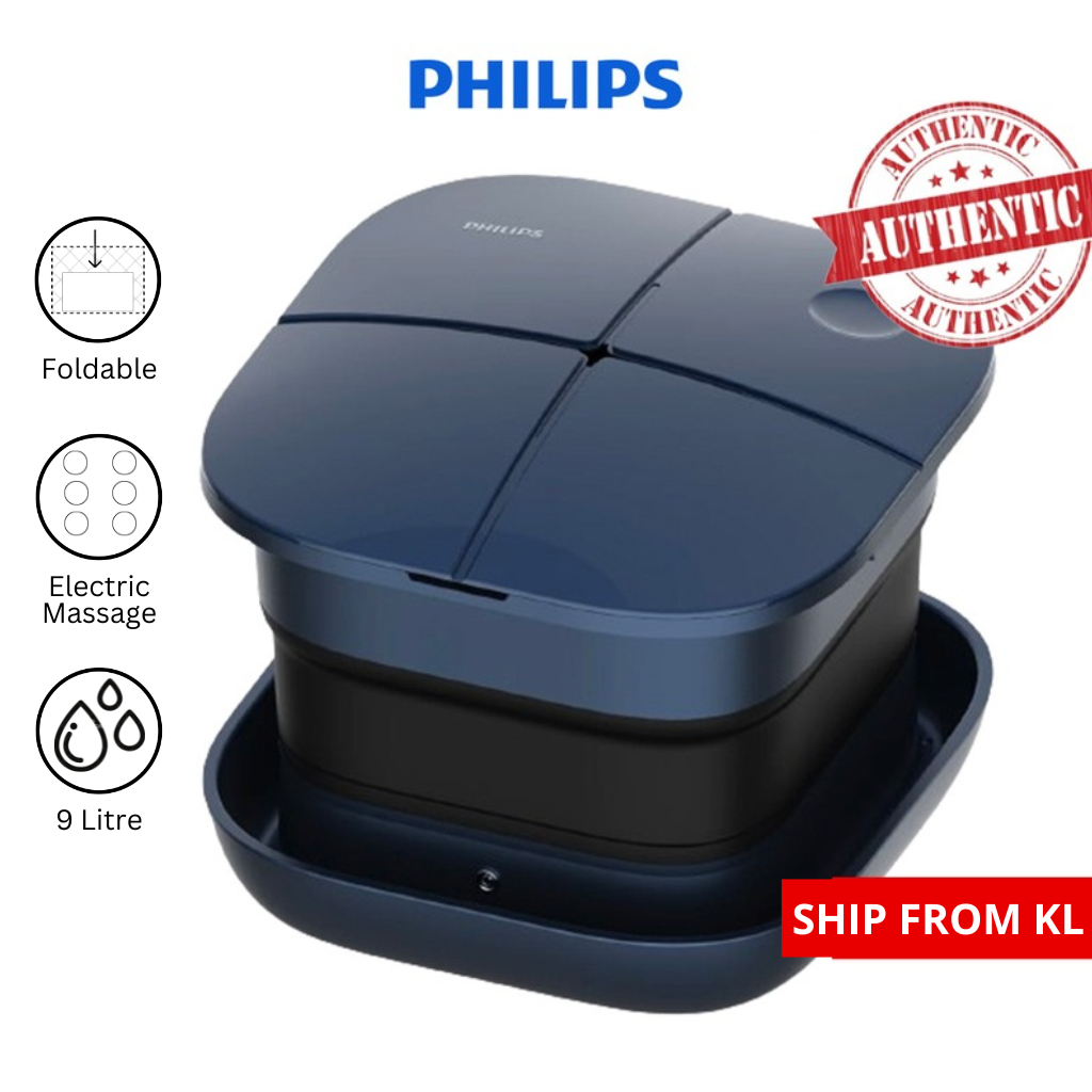 PHILIPS Foldable Foot Bath Tub PPM5103F Foot Massage Machine Foot Spa ...