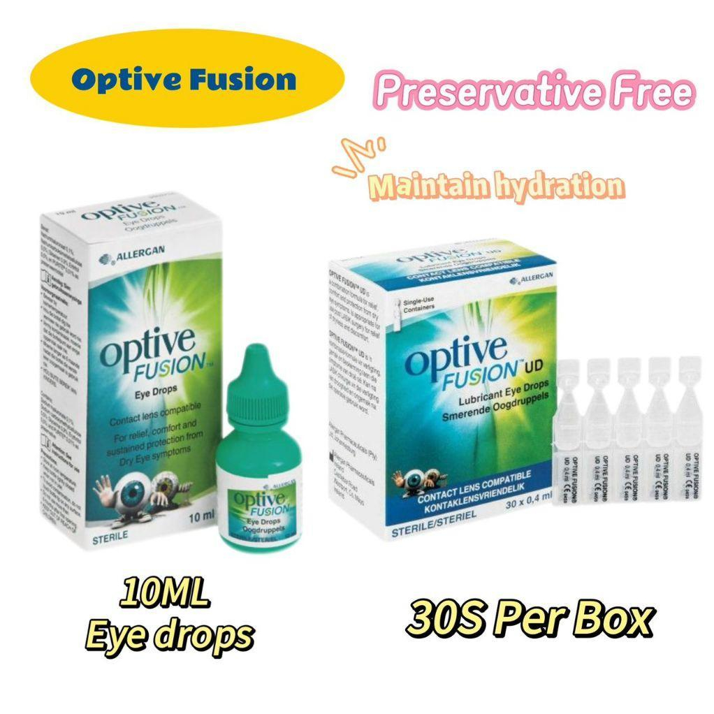 Optive Fusion Eye Drop10ml / UD Eye Drops 0.4ml x30's | Shopee Malaysia