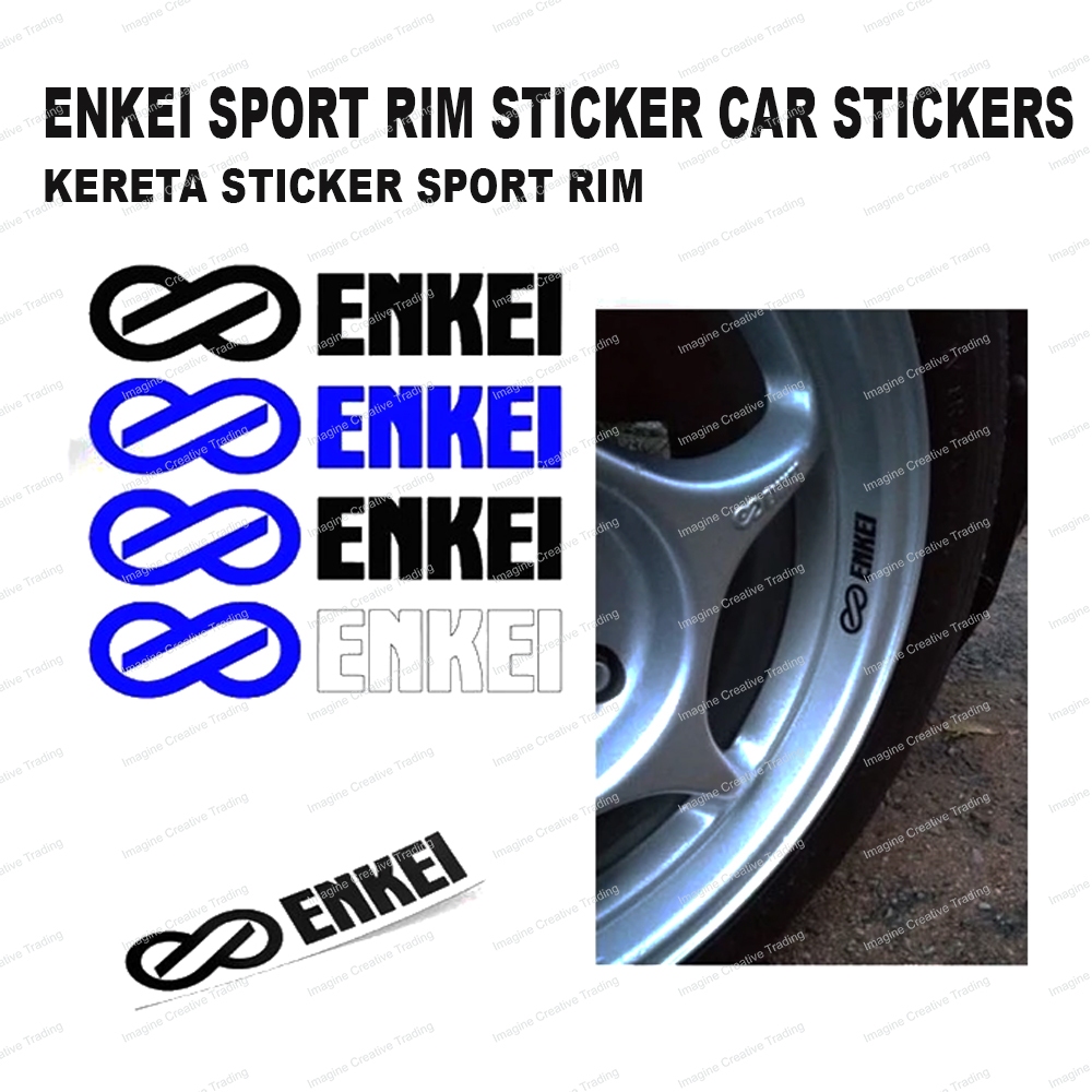 ENKEI Sport RIM Sticker Car Sticker Kereta Sticker Sport RIM | Shopee ...