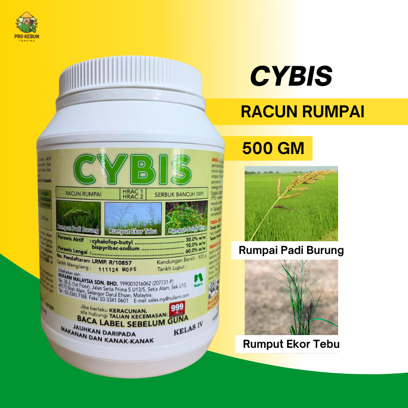 Cybis Herbicide Racun Rumput Padi Racun Padi Burung Racun Rumput Ekor ...