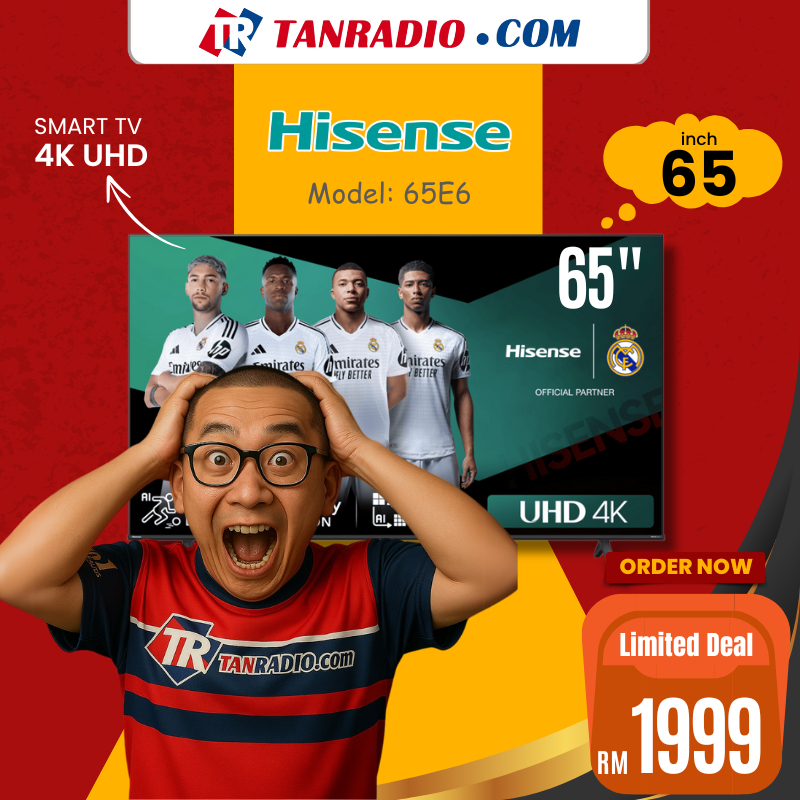 Hisense Smart TV Television 65" 58" 55"50" 4K UHD Smart TV Built In ...