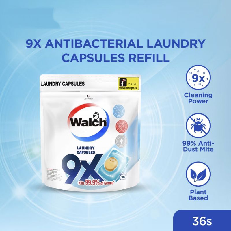WALCH CAPSULE DETERGENT 9X | Shopee Malaysia