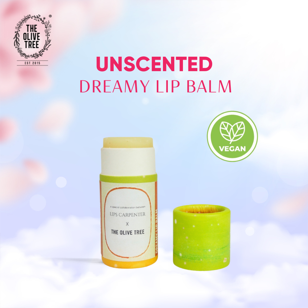 The Olive Tree Unscented - Dreamy Lip Balm 10g / Vegan Lip Blam / Deep ...