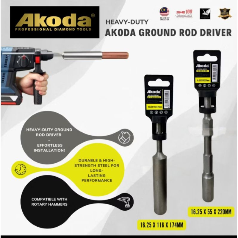 AKODA GROUND ROD DRIVER - HEAVY DUTY | Shopee Malaysia