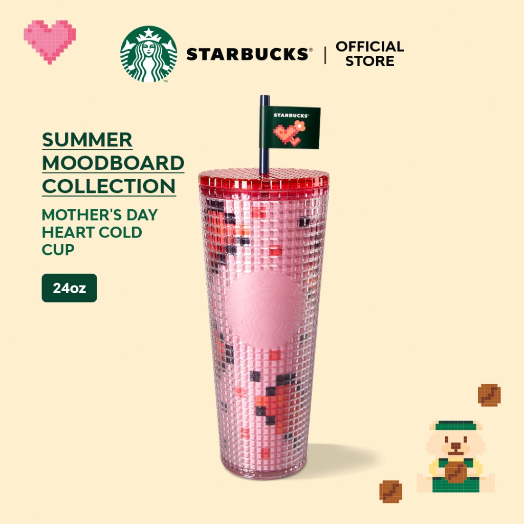 STARBUCKS Mother's Day Heart Cold Cup (24oz) | Shopee Malaysia