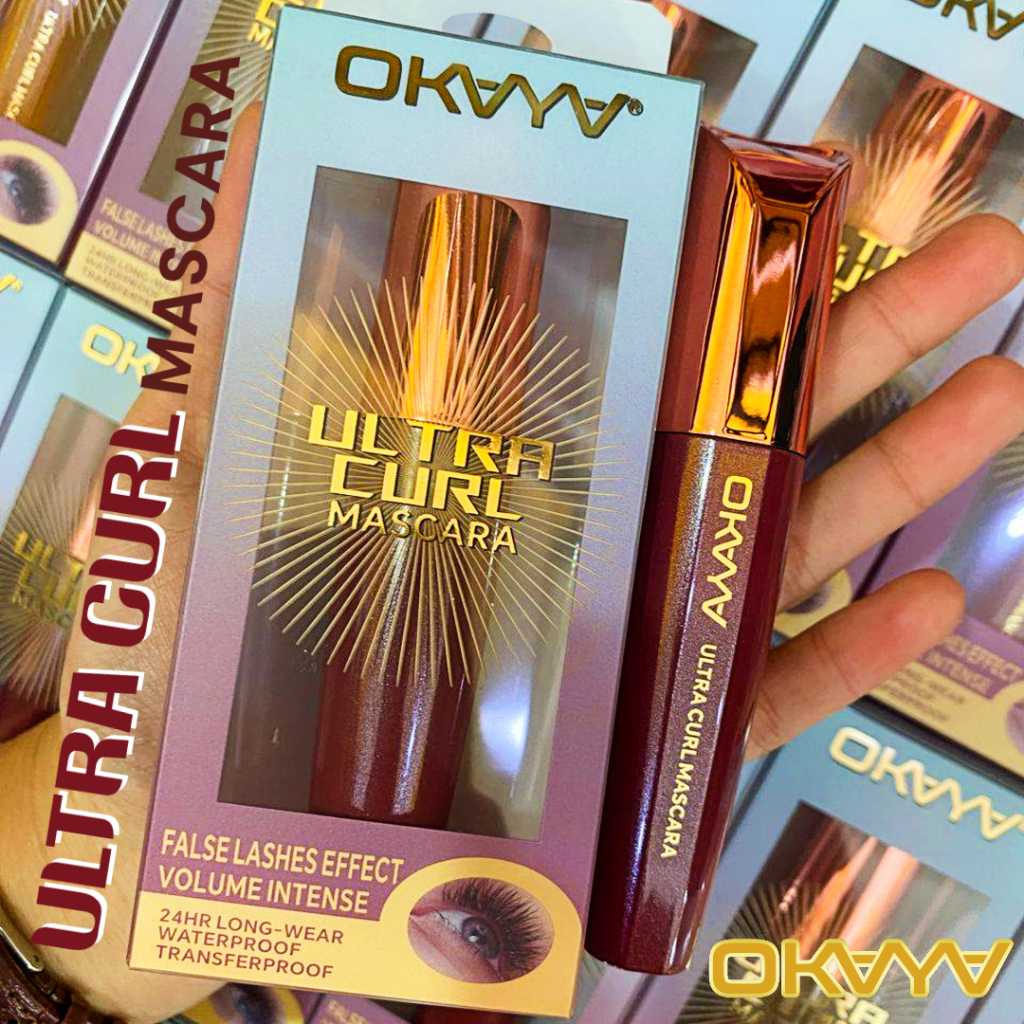 Okaya Mascara Ultra Curl Volume Long Thick Waterproof Maskara Panjang ...
