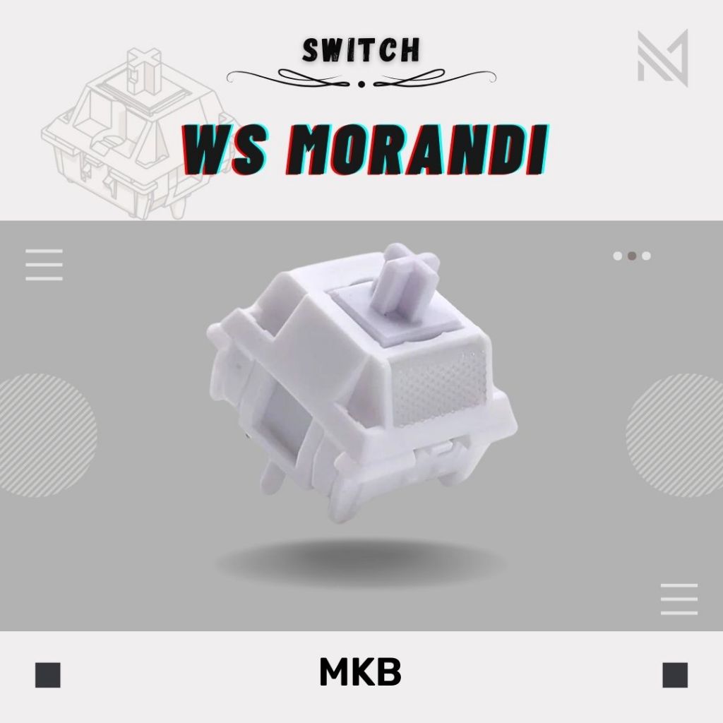 Wuque Studio WS Morandi Linear Switch For Mechanical Keyboards | Shopee ...