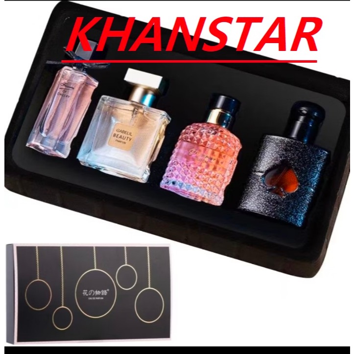 Women Perfume Gift Box 4in1 Perfume Set Long Lasting Light Fragrance ...