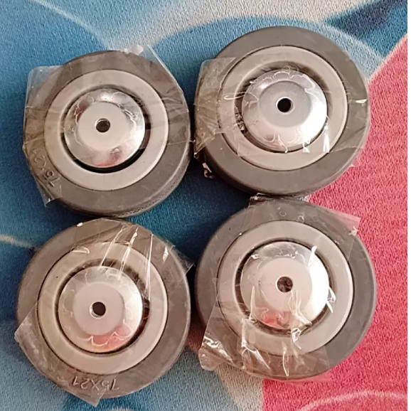 Light Duty 50mm/65mm/75mm/120mm Grey Rubber Wheel only come with ...