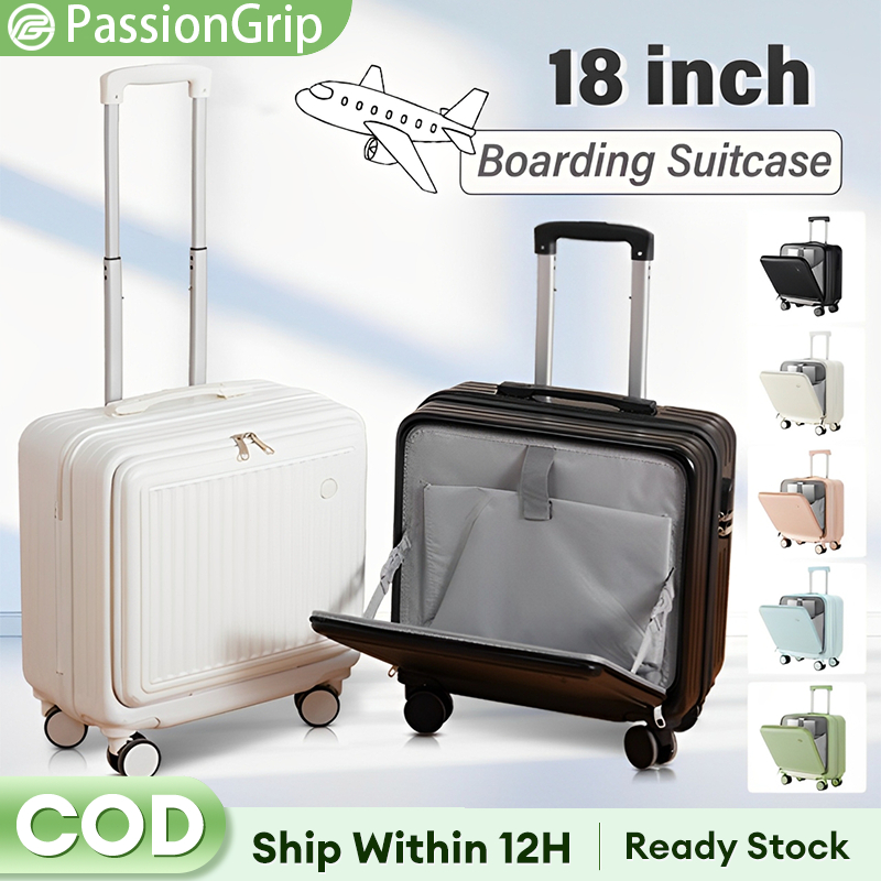 PASSION 18 inch Luggage Front Open Suitcase Travel Bag Hand Carry Small ...