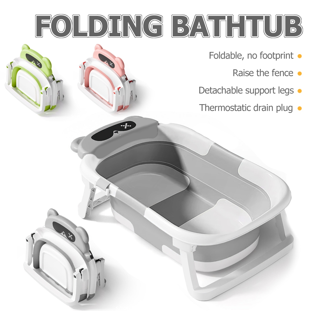 Tab Mandi Lipat Kanak-kanak dengan Sensor Suhu Pintar – Saiz Besar ...