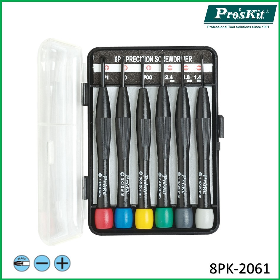 Pro'skit 8PK-2061 6Pcs Electronic Screwdriver Set | Shopee Malaysia