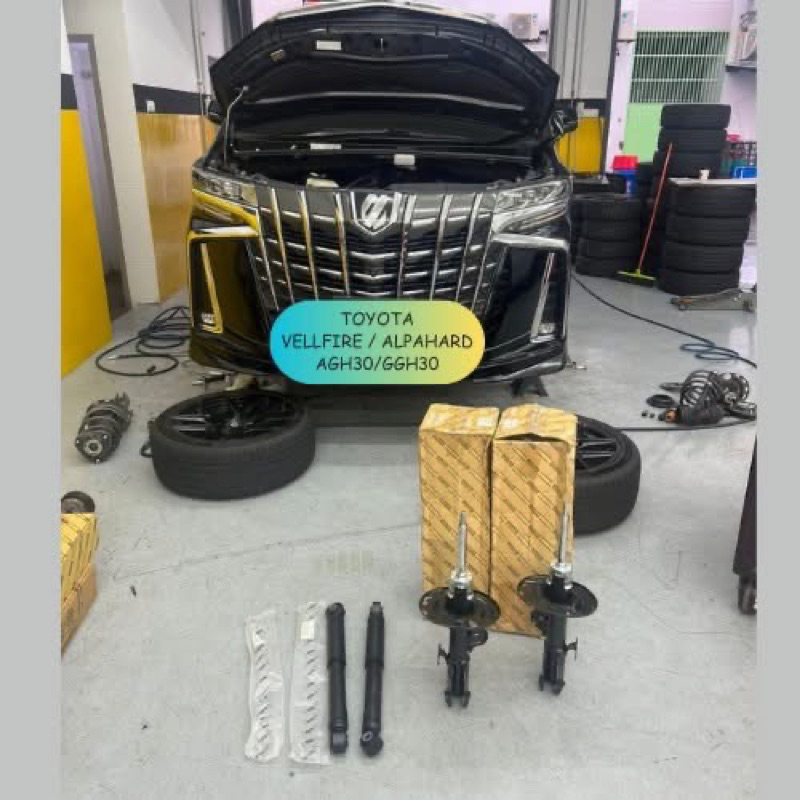 SUPPORT INSTALLATION ORIGINAL TOYOTA JAPAN ABSORBER FRONT/REAR ALPHARD ...