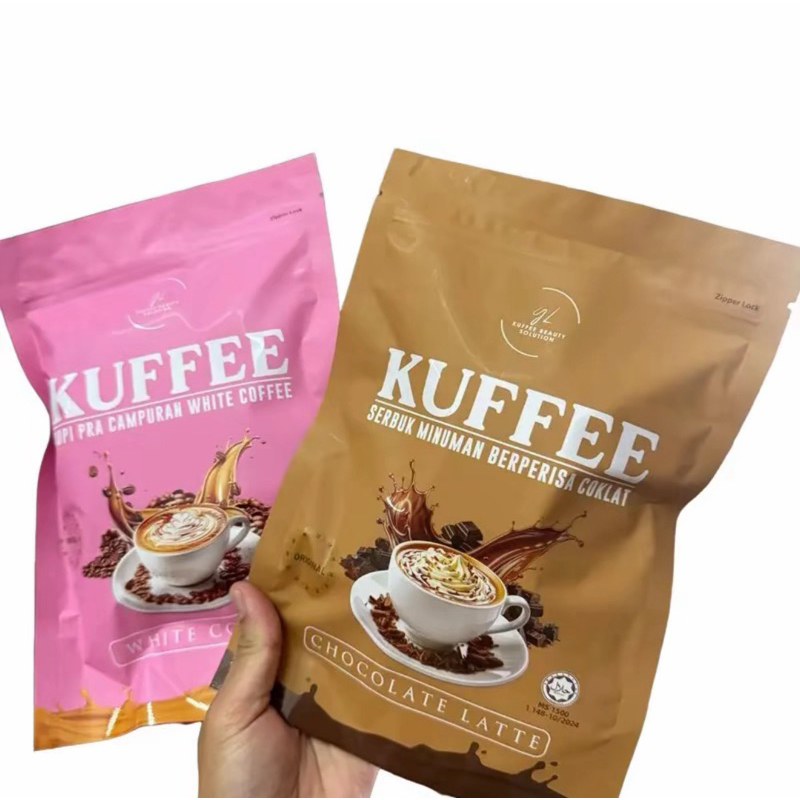 ORIGINAL BY KUFFEE KUFEE HQ FLAVER WHITE COFFEE CAPPUCCINO 1 PACK 4 ...