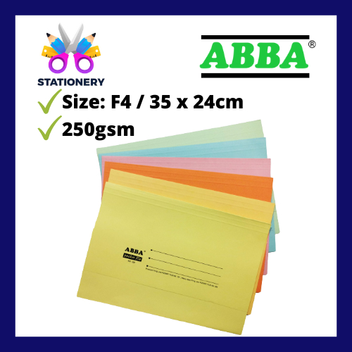 ABBA Manila Pocket File / Fail Kertas / Manila Document Holder – 10 pcs ...
