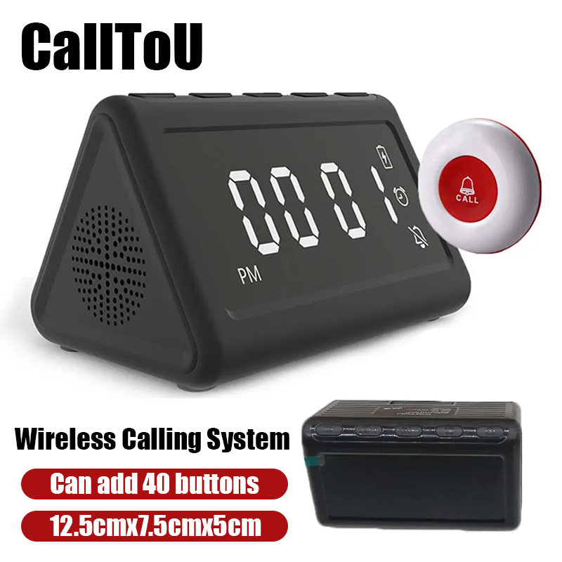 CallToU Wireless Calling System Caregiver Pager for Clinic Restaurant ...