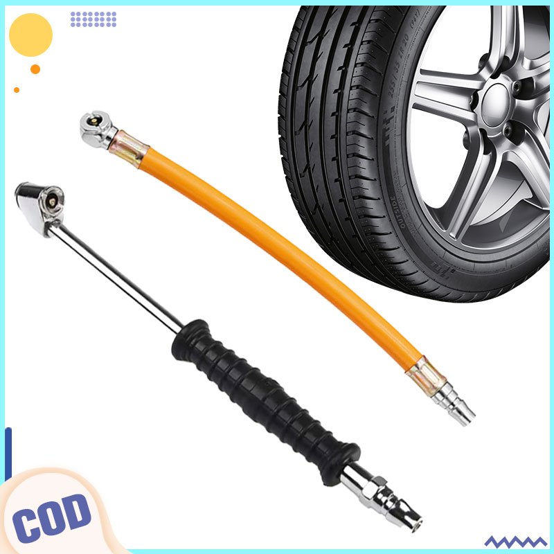 Tire Air Inflator Hose Tyre Air Connection Locking Multifunctional Dual Head Dual Air Tire Chuck ...