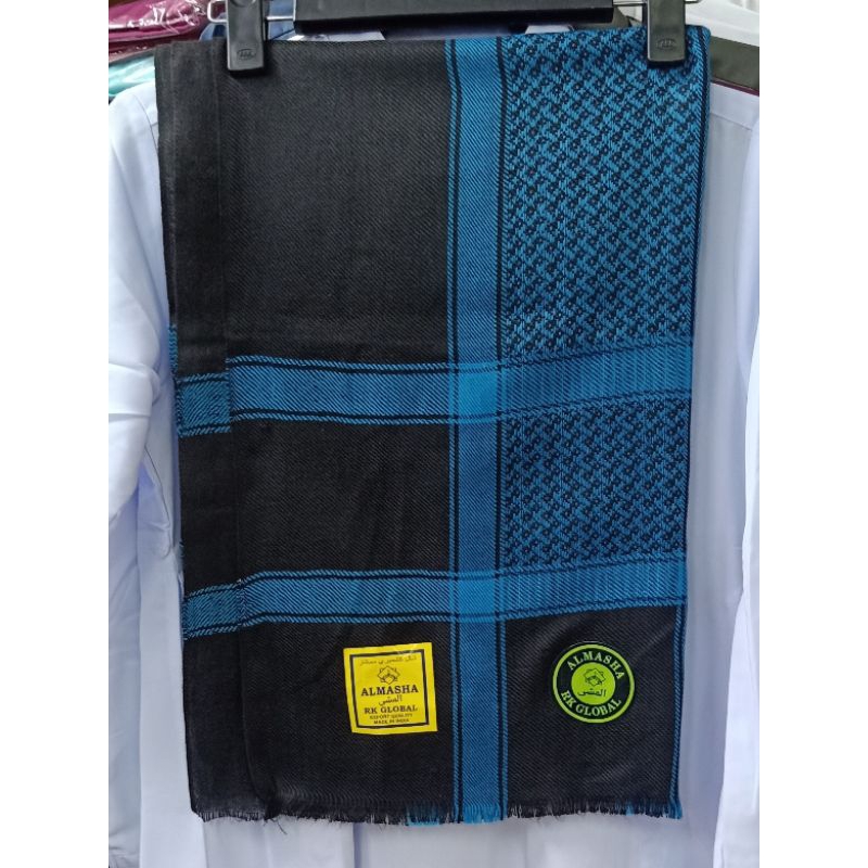 RIDAK KASHMIRI WARNA BARU IMPORT KAIN COTTON 50"×50" BEST QUALITY ...