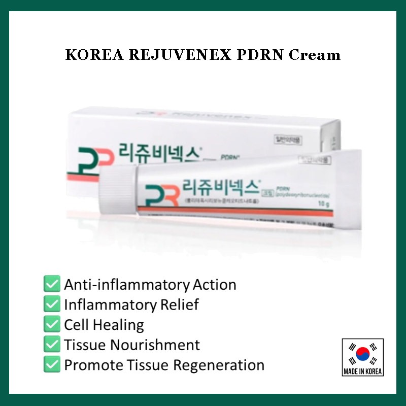 KOREA REJUVENEX PDRN Cream 10g | Rejuran Skin Regeneration Cream | Anti ...