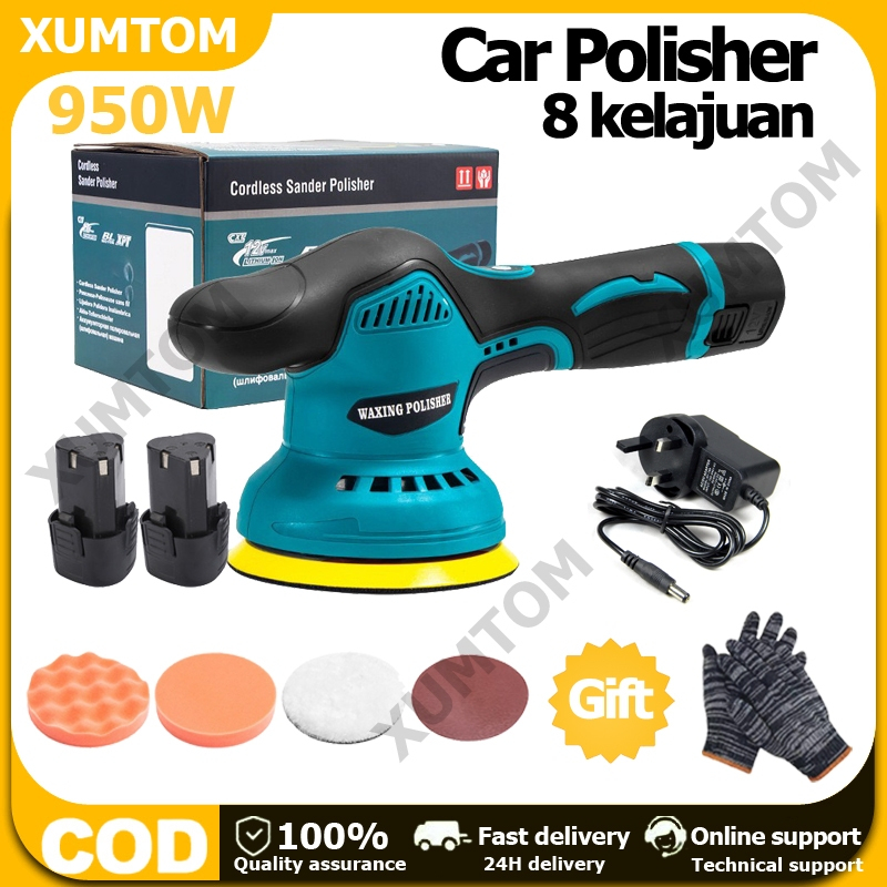 Mesin Polish 8Speed Car Cordless Polisher Machine Sander Buffer ...