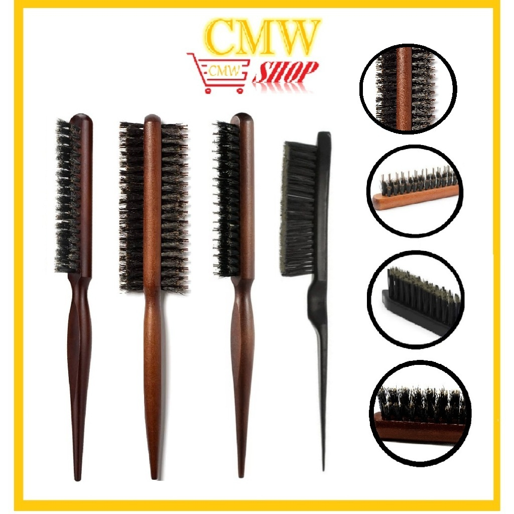Salon Comb Hair Teasing Brush Backcomb Hair Brush/ Barber 3 Rows ...