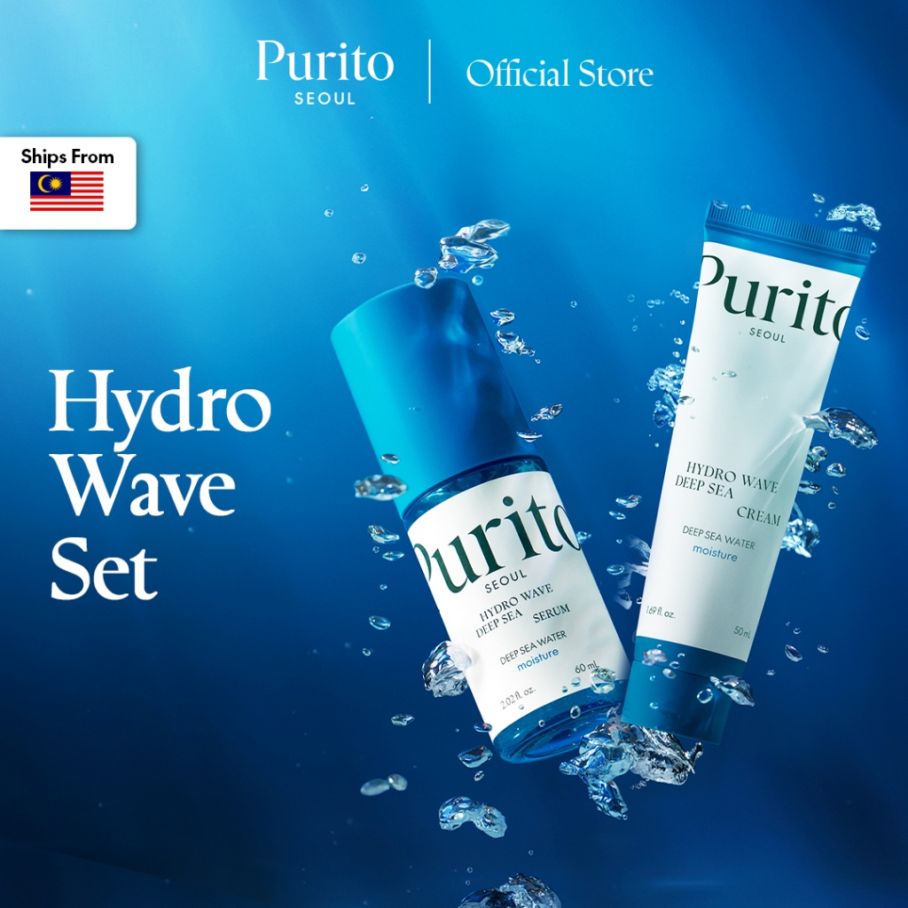 PURITO Hydro Wave Set (Serum + Cream) | Shopee Malaysia