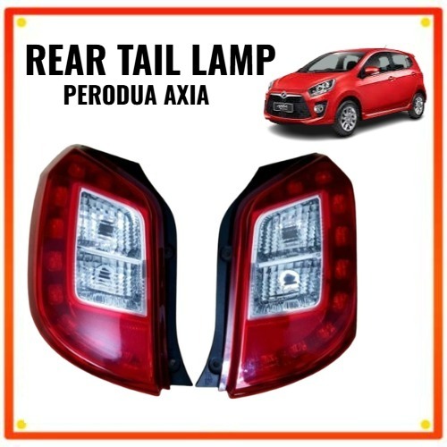 PERODUA AXIA 2014 2015 2018 YEAR REAR TAIL LIGHT LAMP LAMPU BELAKANG ...